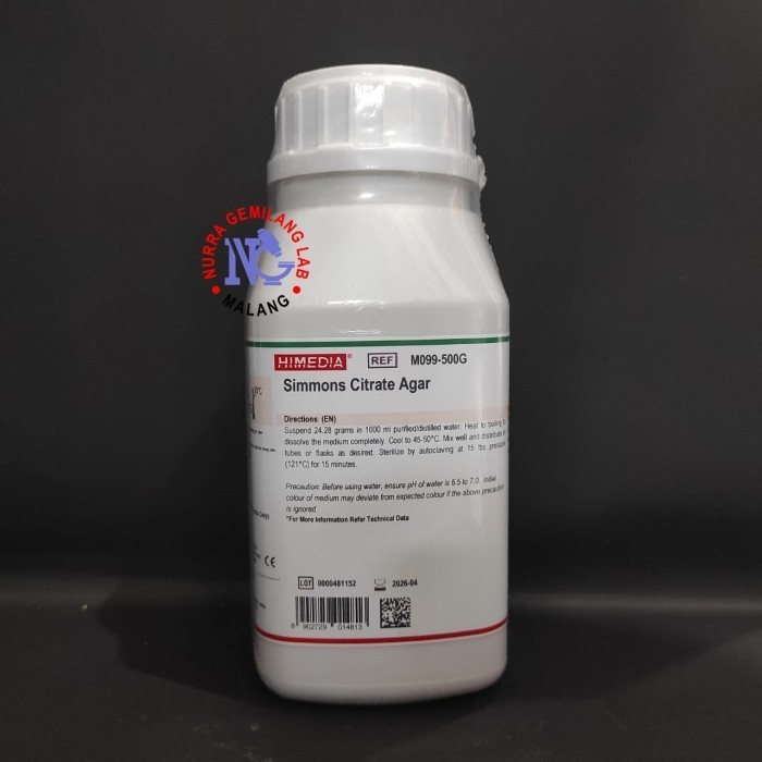 Jual Simmons Citrate Agar Repacking per 5 gram | Shopee Indonesia