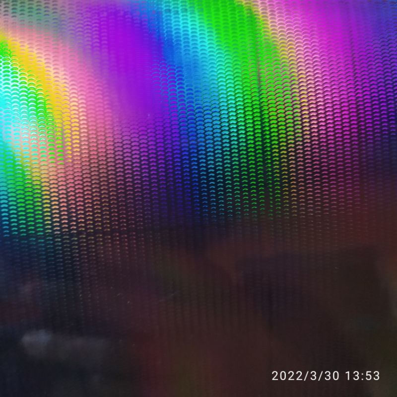 Jual stiker hologram sisik pecah kaca polos stiker lure spon pencil ...