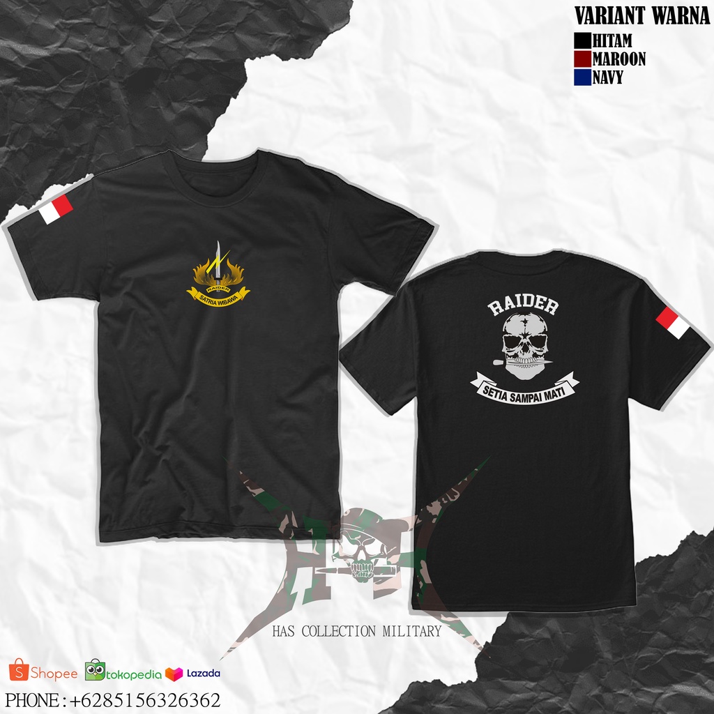 Jual kaos tni raider | Shopee Indonesia