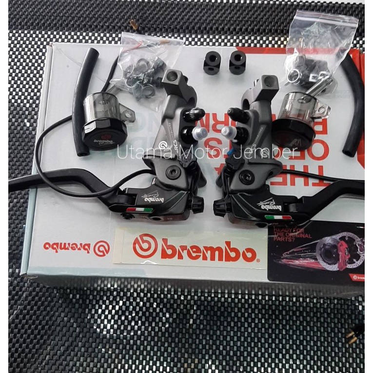 Jual MASTER REM BREMBO SET KIRI KANAN HIDRAULIC 2 TABUNG SUPER | Shopee ...