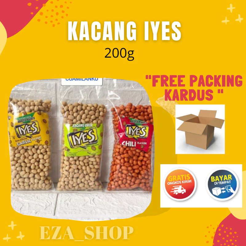 Jual KACANG IYES REPACK 160g / KACANG KILOAN / SNACK KILOAN / SNACK ...
