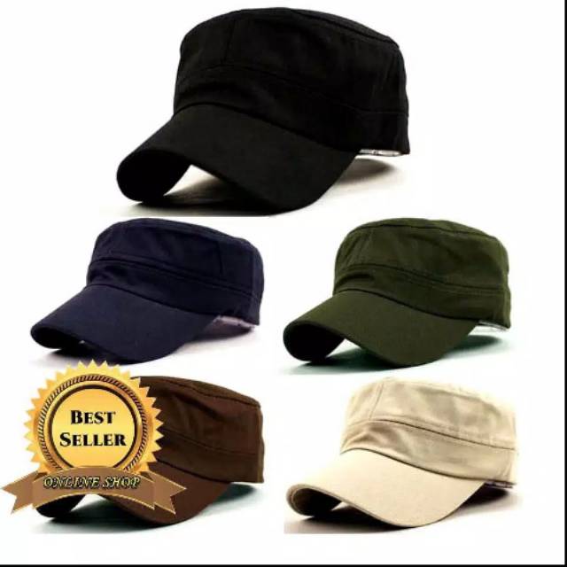 Jual Topi Pria Komando Army Tentara Polos Murah | Shopee Indonesia