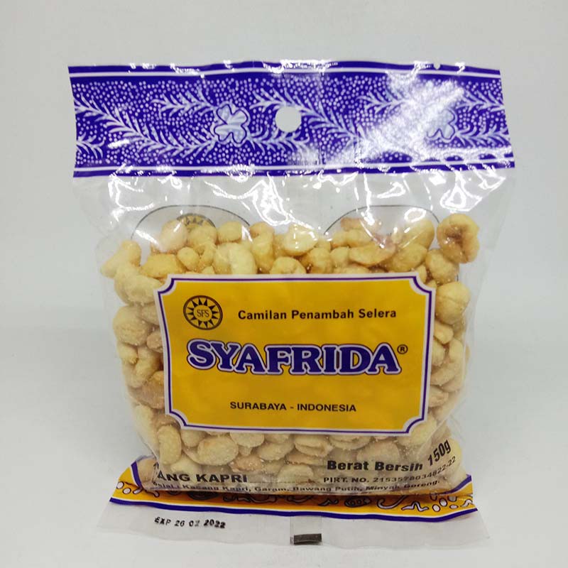 Jual SYAFRIDA KACANG KAPRI 150 G | Shopee Indonesia