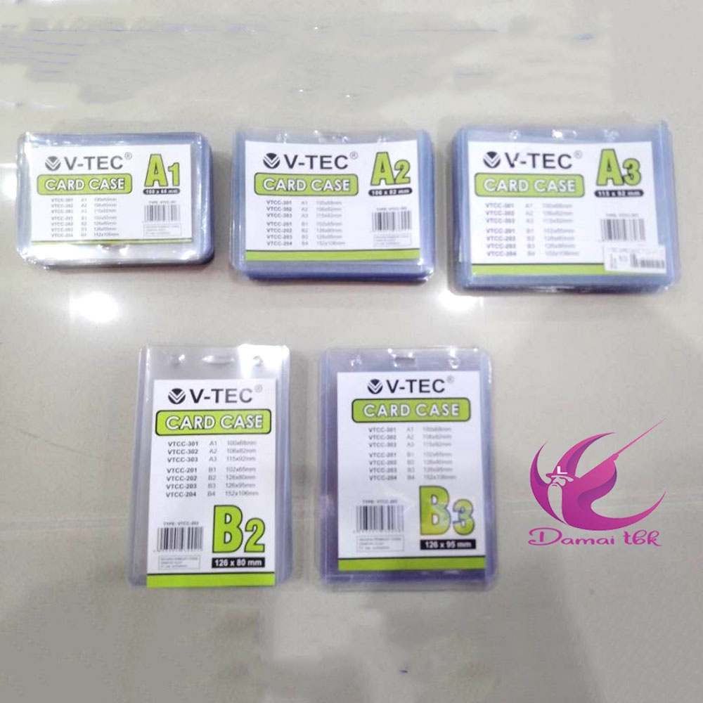 Jual V-Tec ID card case B1 B3 B4 A1 A2 A3 1 LEMBAR | Shopee Indonesia