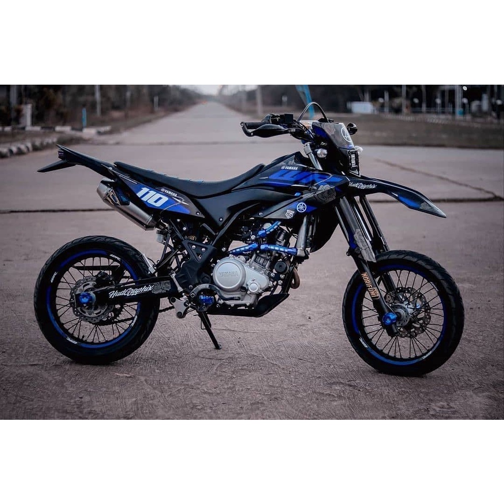 Jual DECAL WR 155r rose BIRU HITAM FULL BODY | Shopee Indonesia