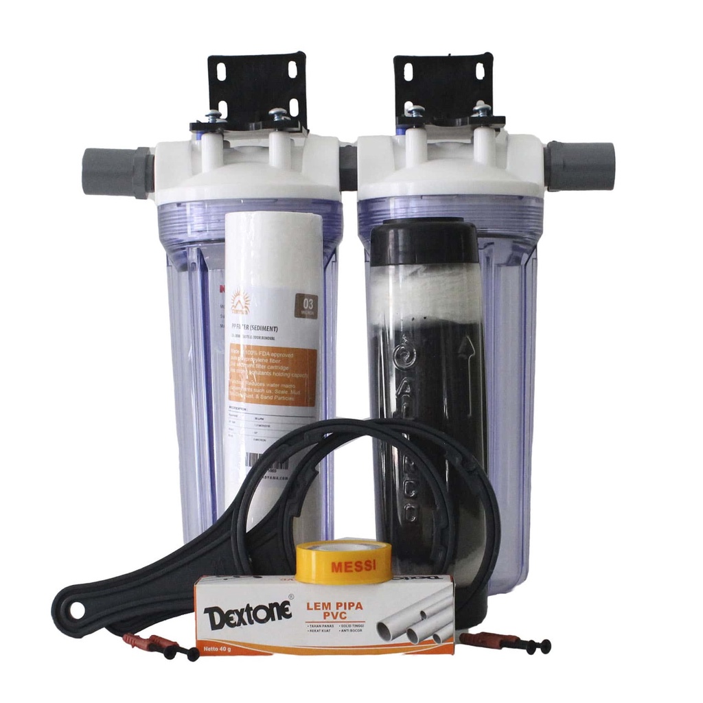 Jual Filter Air Toren / PDAM Premium 2 Tahap SI - KINNOYAMA | Shopee ...