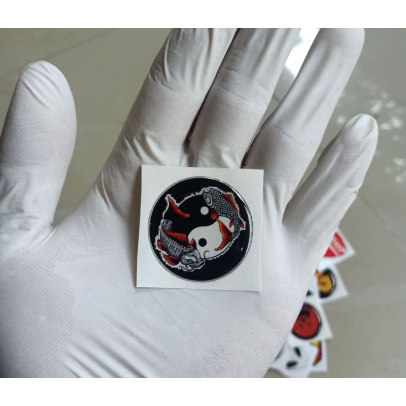 Jual Stiker timbul variasi ikan hias kecil emblem resin lentur | Shopee ...