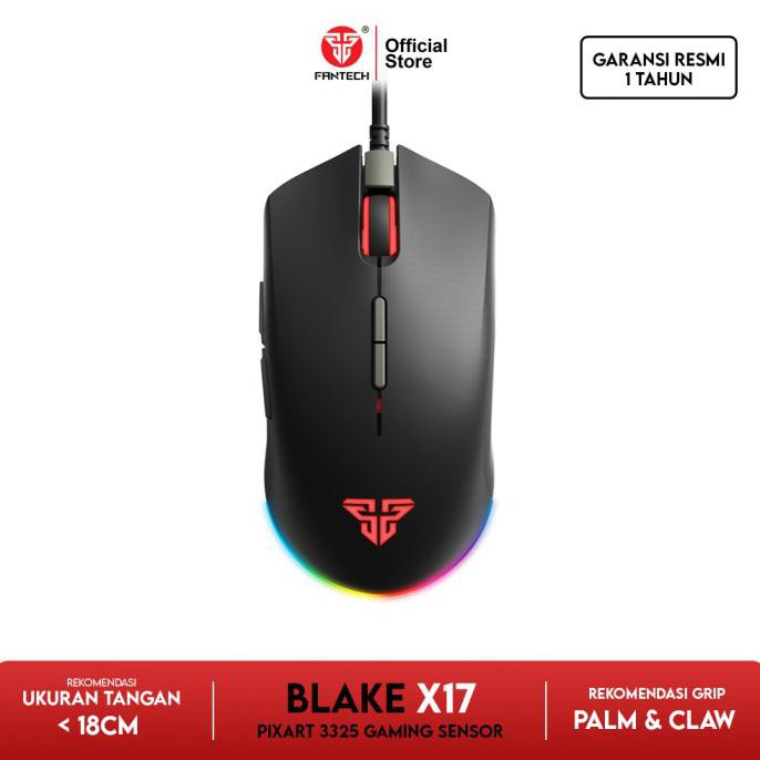 Jual Fantech BLAKE X17 Mouse Gaming RGB - Hitam | Shopee Indonesia