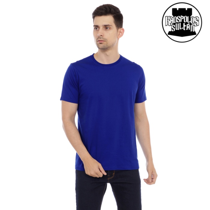 Jual Baju Kaos Polos Sultan Cotton Combed 30s Warna Biru Benhur | Kaos ... Jual Baju Kaos Polos Sultan Cotton Combed 30s Warna Biru Benhur | Kaos ...