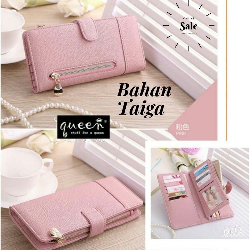 Jual A1 Promo Dompet Wanita Lucu Elegan Bahan Taiga Ukuran Warna K1D0 ...