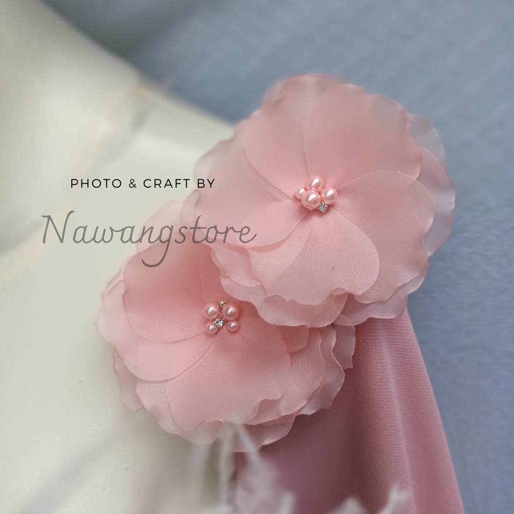 Jual Aplikasi kembang widodari /Bunga 3D /kebaya /selendang /payet ...