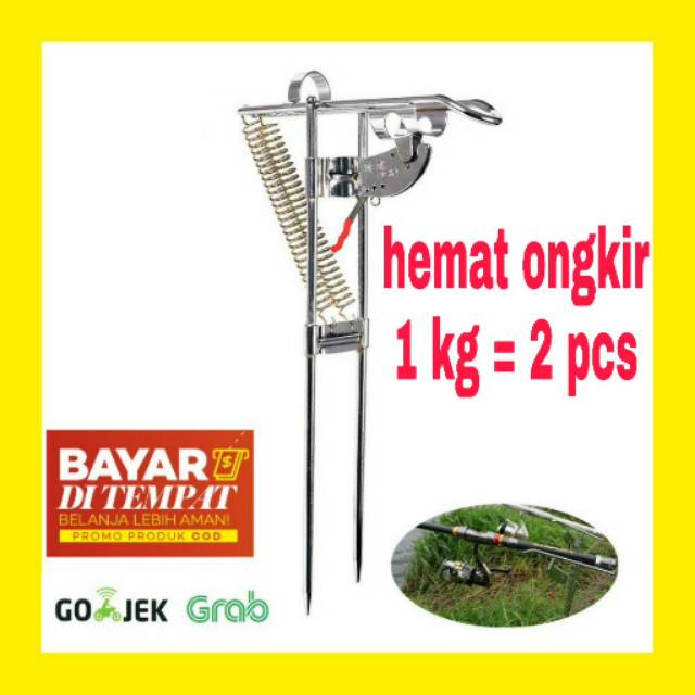 Jual Dudukan Cagak Jagrak Bracket Penyangga Joran Tegek Adjustable ...