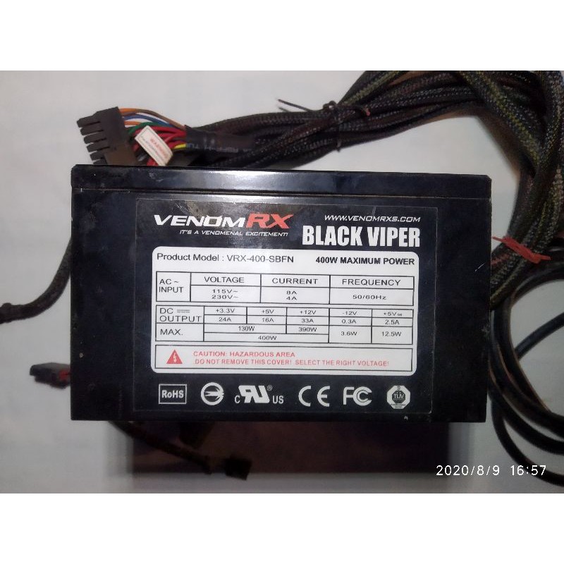 Jual PSU VENOM RX black viper | Shopee Indonesia