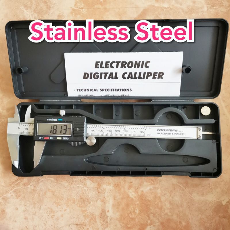 Jual sigmat digital 6 inch stainless jangka sorong digital vernier caliper sigmat besi 6 inchi ...