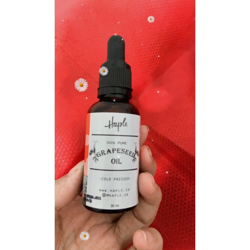 Jual Haple Grapeseed Oil 30ml Preloved | Shopee Indonesia