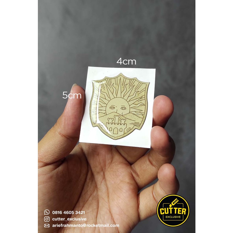 Jual emblem sticker resin GOLDEN DAWN - BLACK CLOVER | Shopee Indonesia