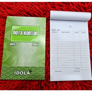 Jual Buku Bon Nota Kecil 1 Ply Isi 10 Buku | Shopee Indonesia