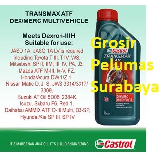 Jual ORIGINAL Oli Transmisi Matic Automatic CastroL ATF Transmax MV T4 ...
