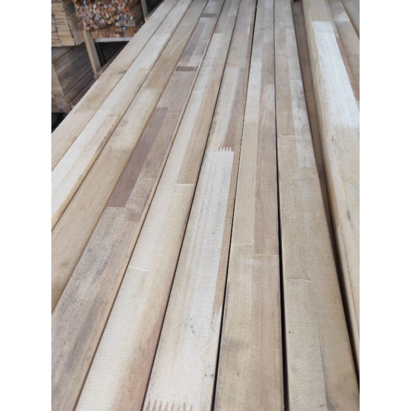 Jual kayu unik dan langkah finger joint jati belanda | Shopee Indonesia