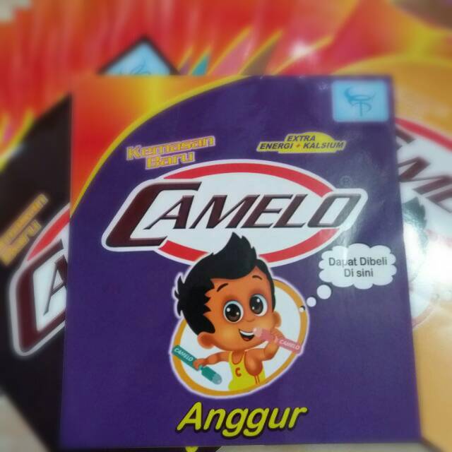Jual STICKER ES CAMELO KEMASAN BARU EXTRA ENERGI + KALSIUM | Shopee ...