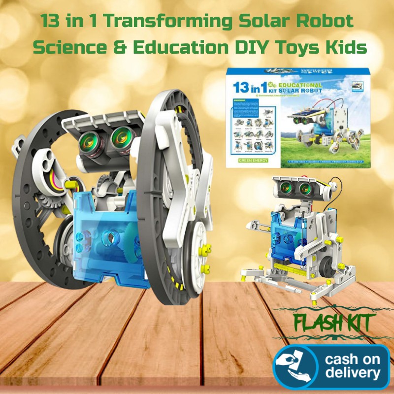 Jual Robot Rakitan Tenaga Matahari Solar Powered DIY Transforming ...