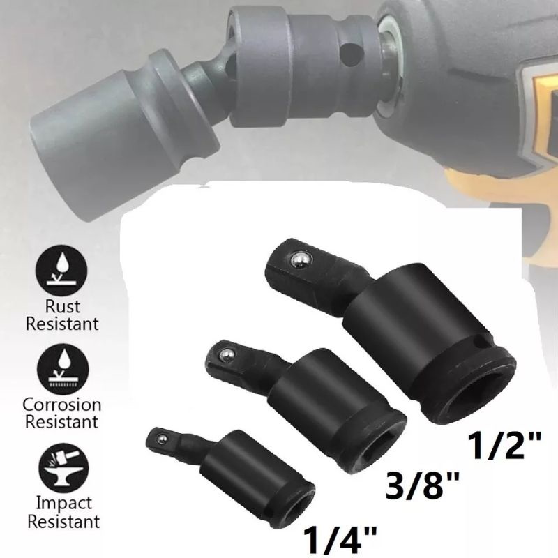 Jual Set Adaptor Socket Kunci Shock Sudut Fleksibel Bor Listrik Torque ...