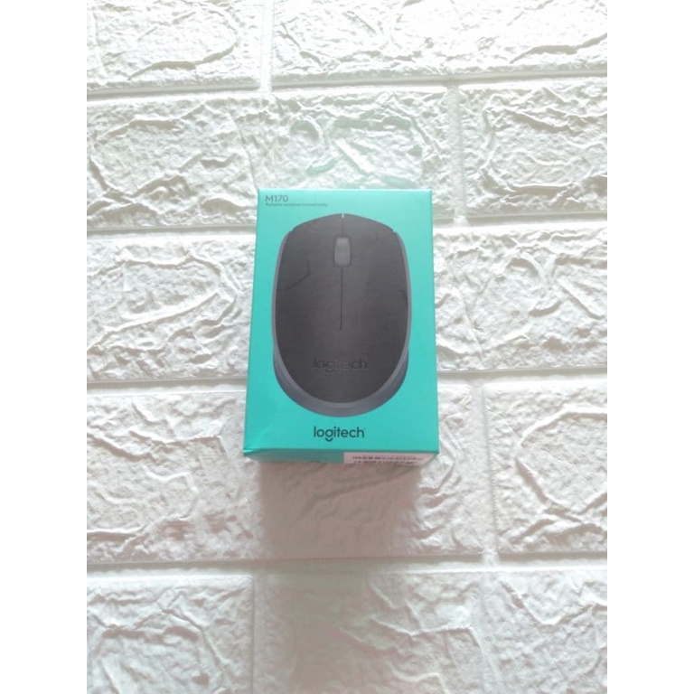 Jual MOUSE WIRELESS M170 USB LOGITECH BLACK | Shopee Indonesia