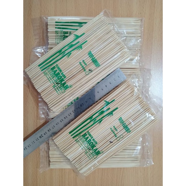 Jual Tusuk Sate Bambu 18cm (1paket isi 5pack) | Shopee Indonesia