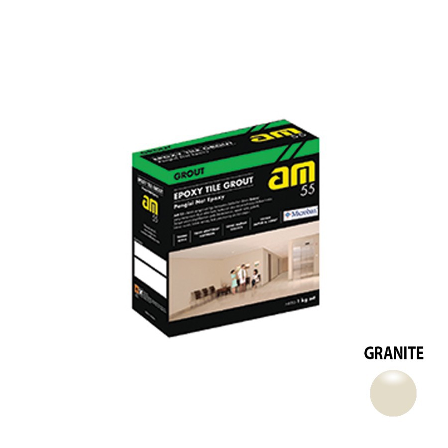 Jual AM 55 Granite 1 Kg Set Tile Grout Nat Keramik | Shopee Indonesia