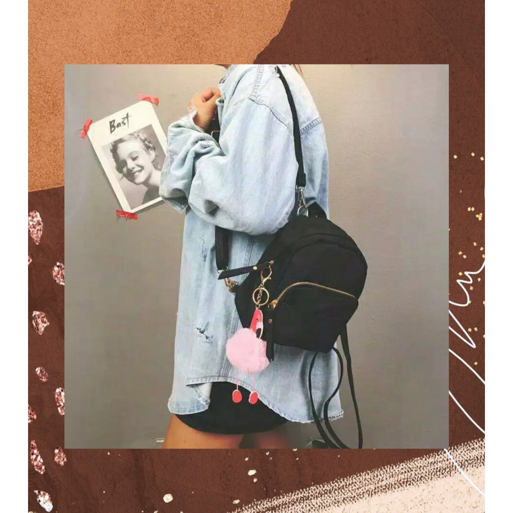 Jual MINI KOREAN BACKPACK | Shopee Indonesia