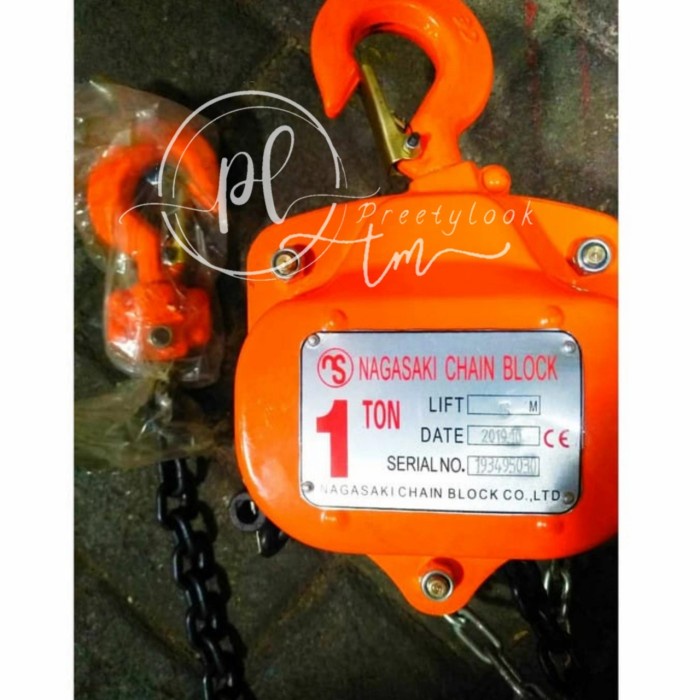 Jual Terkini Chain Block 1 Ton x 10 Meter - Mrek NAGASAKI Original Made ...