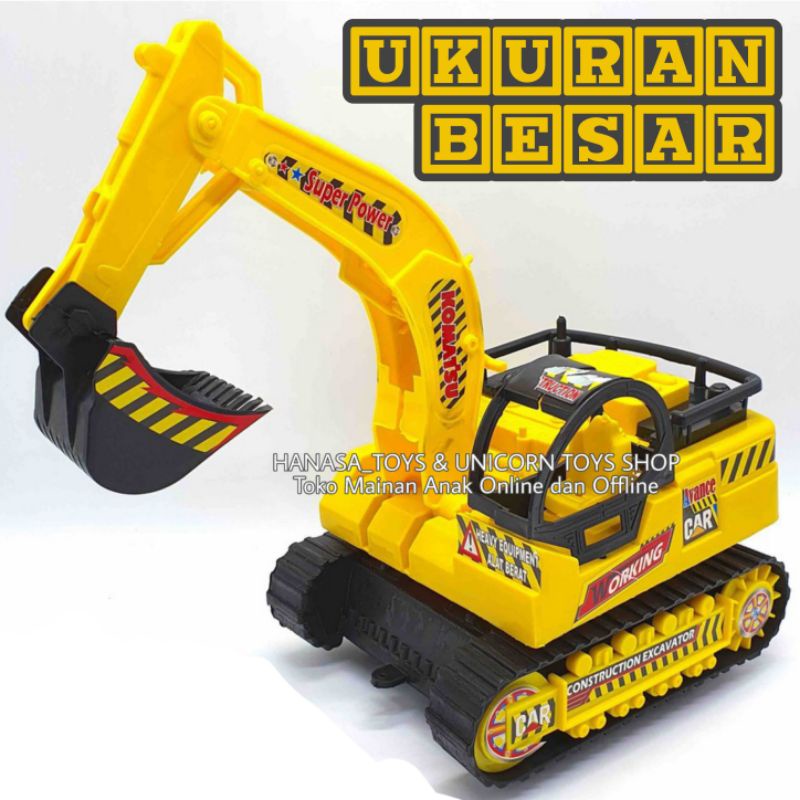 Jual Mainan Excavator Besar atau mainan mobil keruk atau mainan truk ...