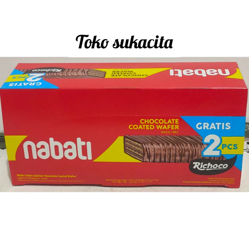 Jual Nabati Chocolate Coated Wafer . 252g | Shopee Indonesia