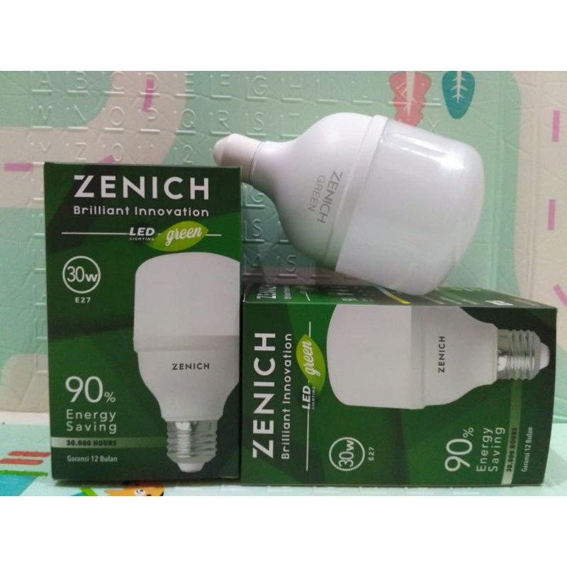 Jual LAMPU LED ZENICH 30 watt NYALA PUTIH , SNI, GARANSI 1 TAHUN ...