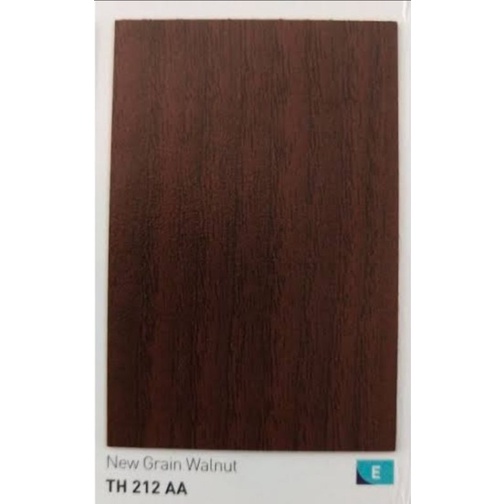 Jual Lapisan meja lemari motif kayu HPL TACO TH212AA new grain walnut 0.8mm x 122mm x 244mm ...