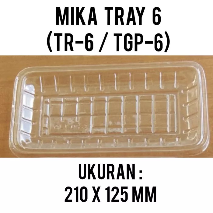 Jual MIKA TRAY 6 (TR-6) harga per piece | Shopee Indonesia