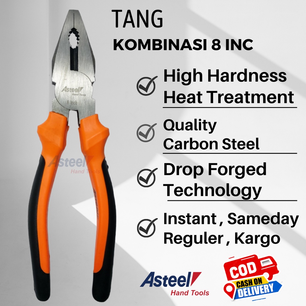 Jual ASTEEL Tang kombinasi 8" 8in 8 inch 8 inci Plier Combination ...