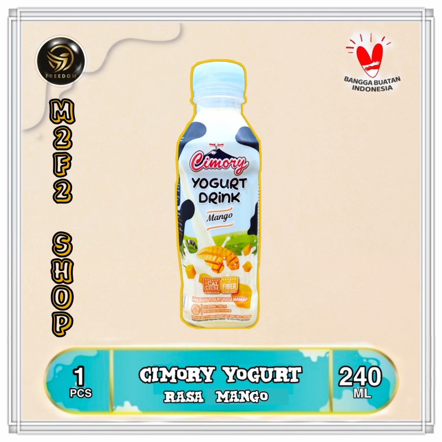 Jual Yogurt Cimory Drink Rasa Mangga | Mango Botol Pet - 240 ml (Kemasan Satuan) | Shopee Indonesia