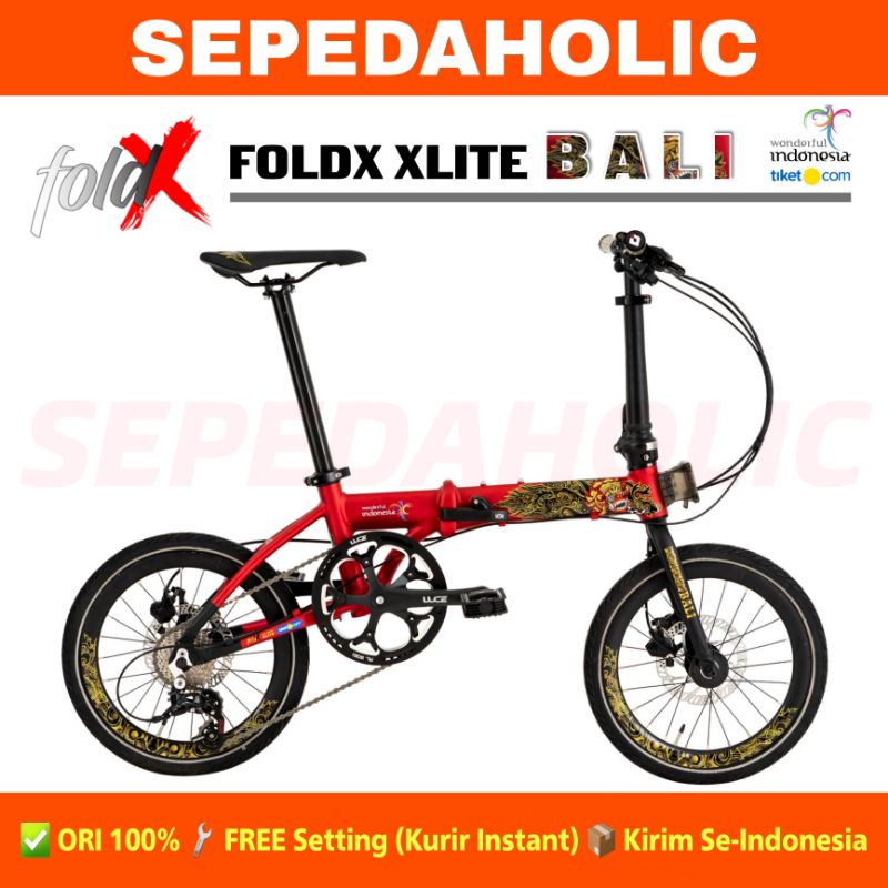 Jual Sepeda Lipat ELEMENT FOLDX XLITE BALI Edition Folding Bike 16 Inch ...