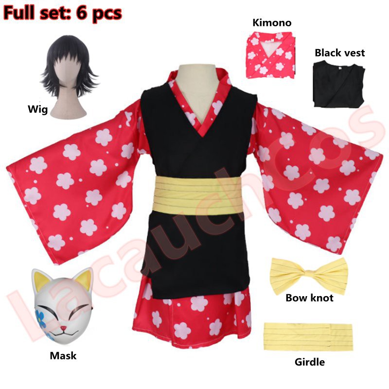 Jual New Demon Slayer Kimetsu no Yaiba Makomo Sabito Cosplay Costume ...