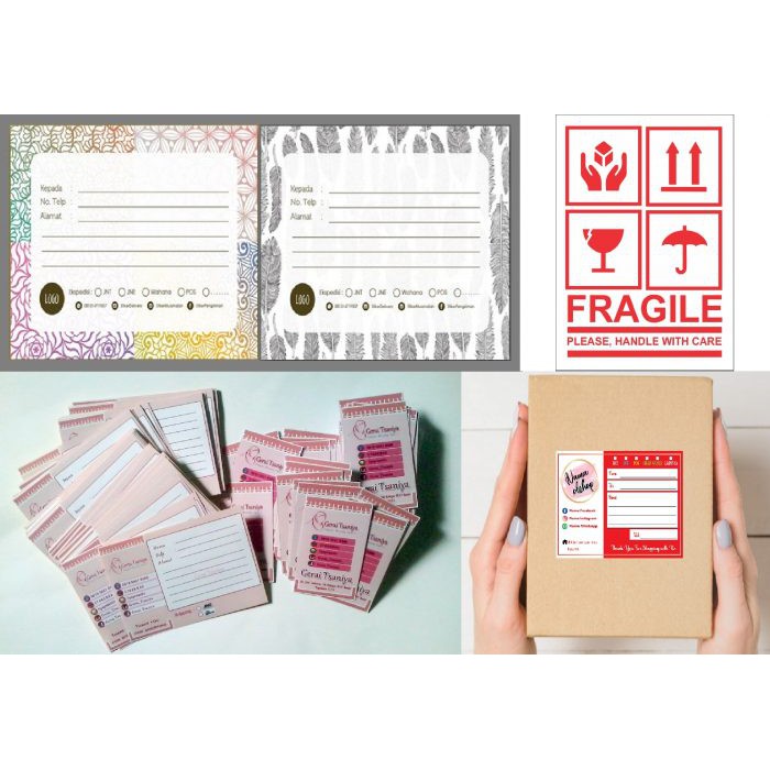 Jual CETAK STIKER HVS / STIKER LABEL PENGIRIMAN / PRINT STICKER SEGEL ...
