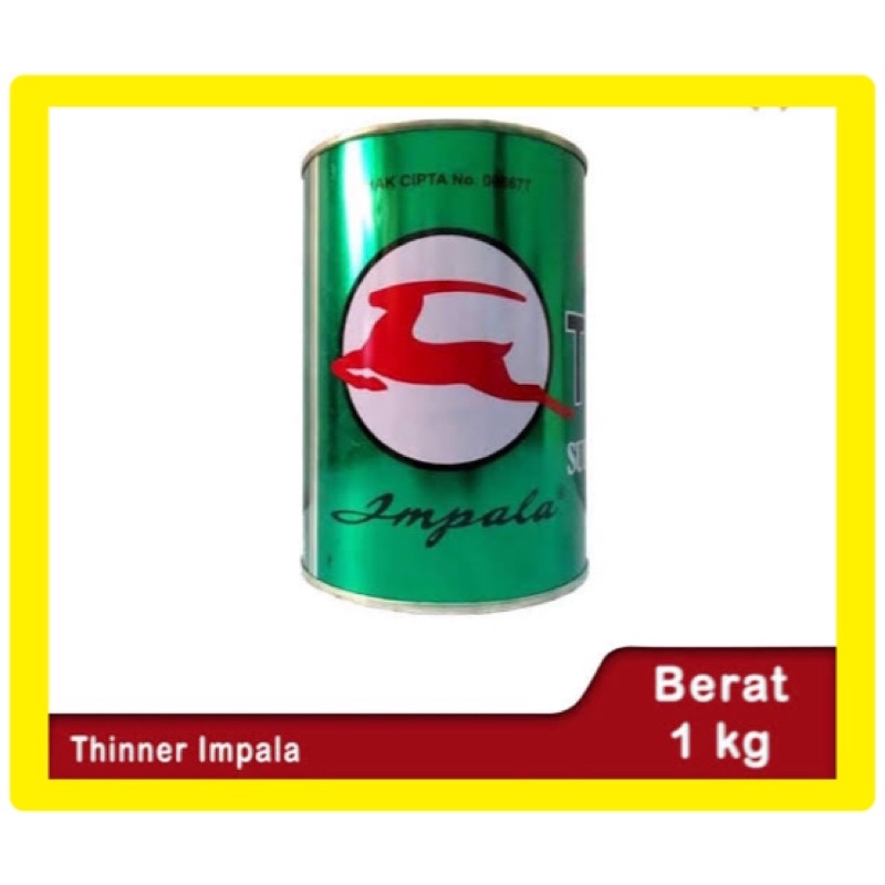Jual Thinner Impala Kemasan 1 Kg | Shopee Indonesia