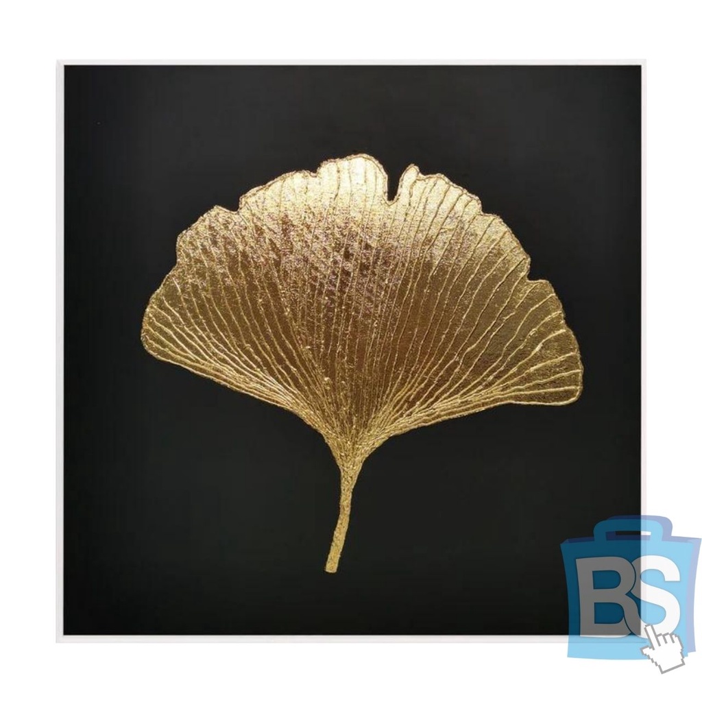 Jual LUKISAN JAMUR DAUN EMAS BISA CUSTOM KAIN KANVAS TERBAIK MARSOTO ...