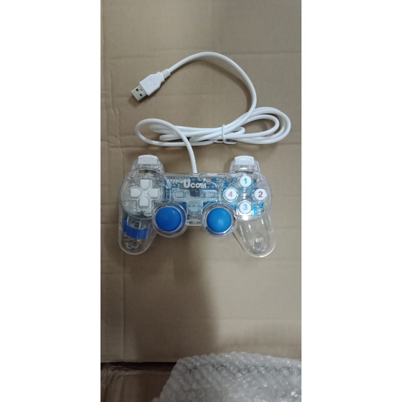 Jual stik pc single transparan lampu/stik laptop single pc/stik usb ...