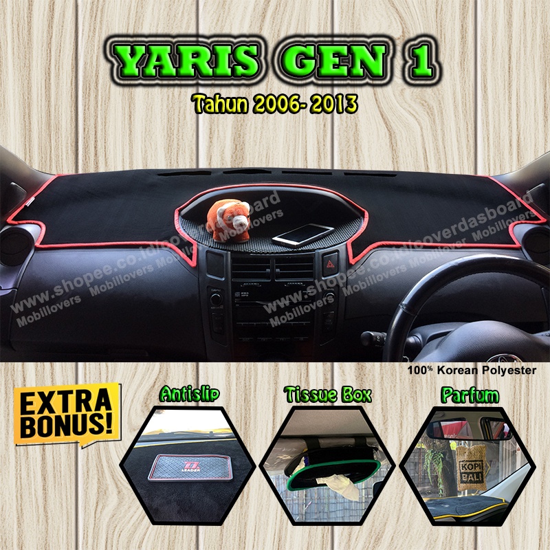 Jual Cover Dashboard Mobil Yaris Gen 1 Alas Dashboard Mobil han cover ...