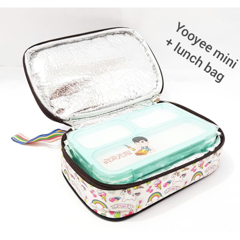 Jual Yooyee Mini Kotak Makan Lunch Box Yooyee Mini Sekat 3 Mini Yooyee ...