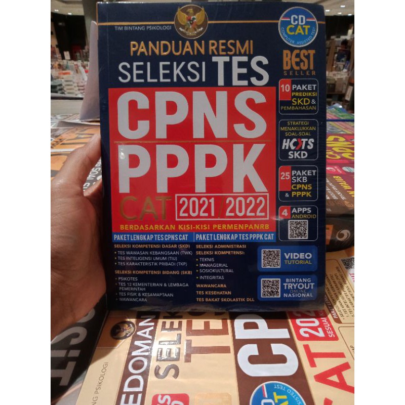 Jual Panduan Resmi Seleksi Tes Cpns Pppk Cat 2021 2022 Shopee Indonesia
