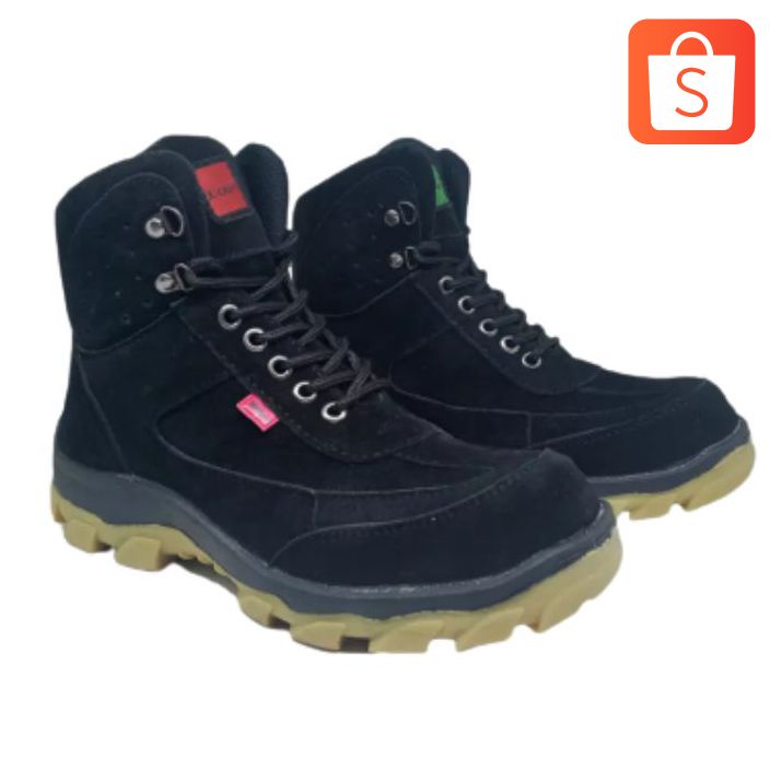 Jual SEPATU SAFETY SEMI BOOTS KICKERS SUEDE SAFETY BOOTS UJUNG BESI[COD ...
