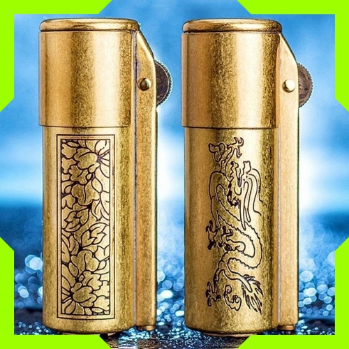 Jual Korek Api Klasik Promise Honest Wooden Box Windproof motif naga ...