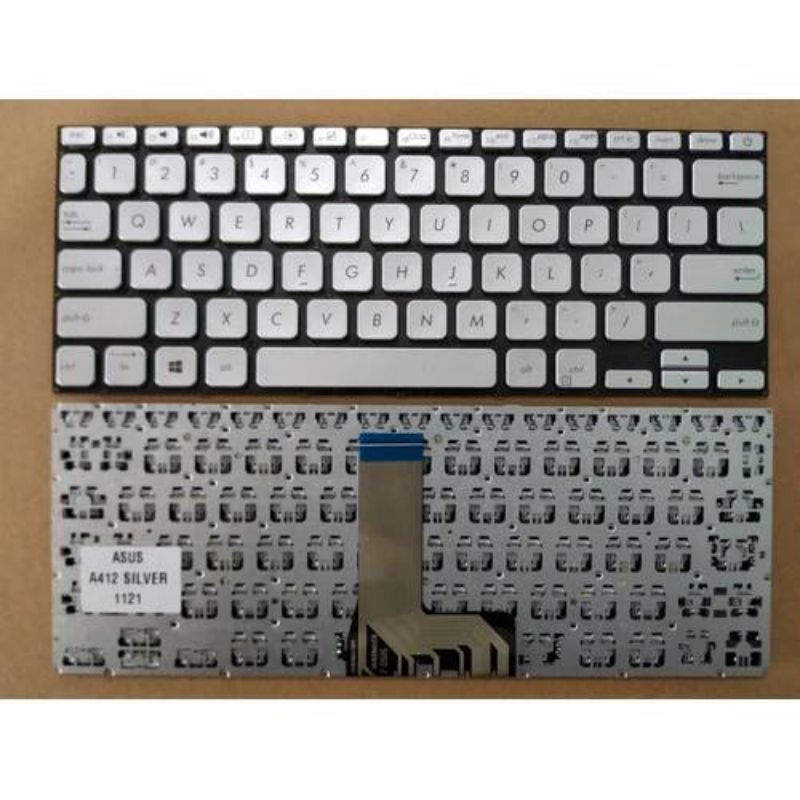 Jual KEYBOARD ASUS VIVOBOOK 14 A412 A412D A412F A412U X409 X409F silver ...